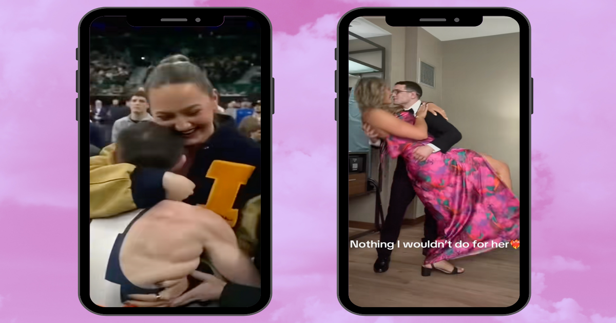Who Are Lucas Byrd & Ellie Holzman? The NCAA Athletes Are TikTok Royalty