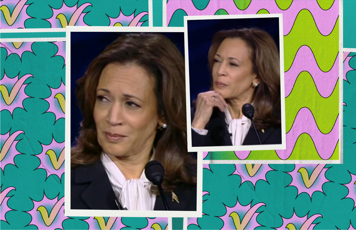 The Memes Of Kamala Harris's Face During Her First Debate With Donald ...