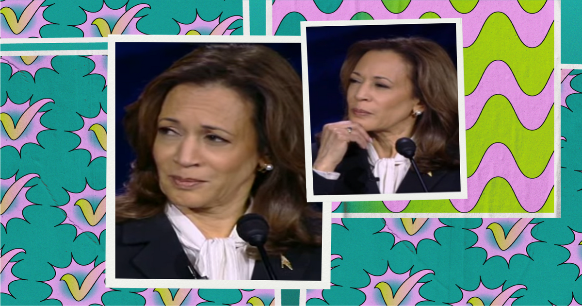 The Memes Of Kamala Harris's Face During Her First Debate With Donald ...