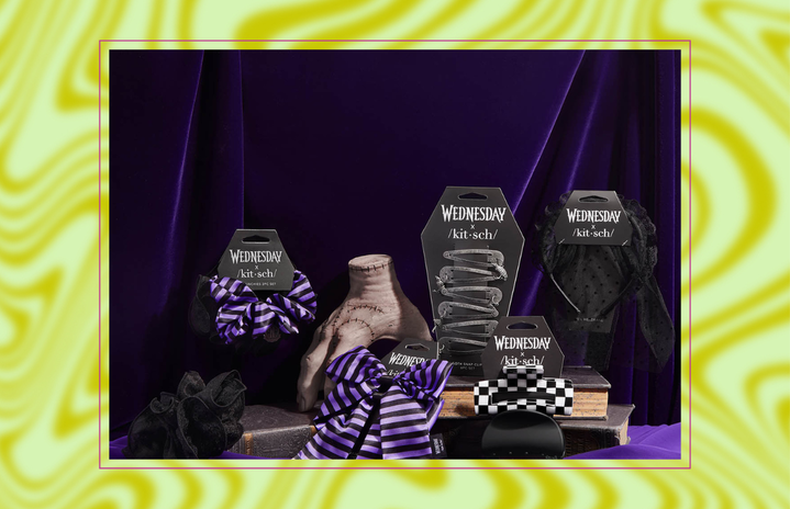 Kitsch's New Wednesday Addams Hair Collab Is Perfect For Your Halloween ...