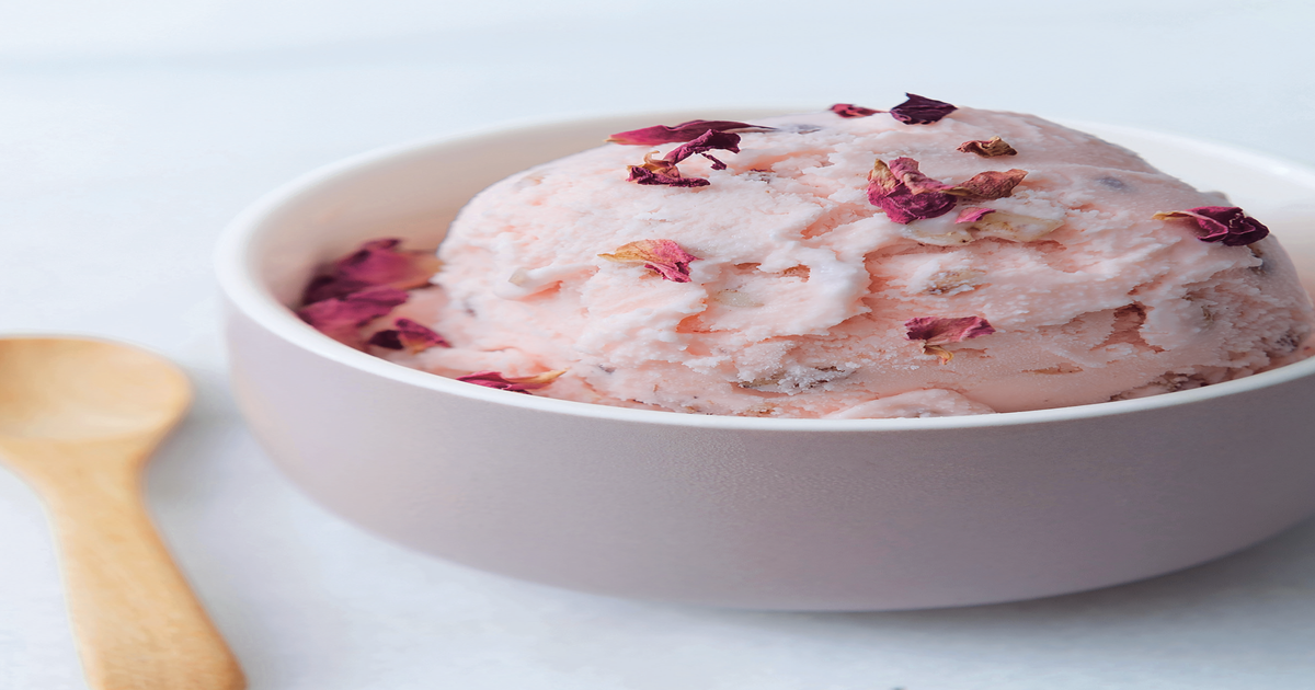 This Easy Rose Ice Cream Is The Perfect Spring Dessert