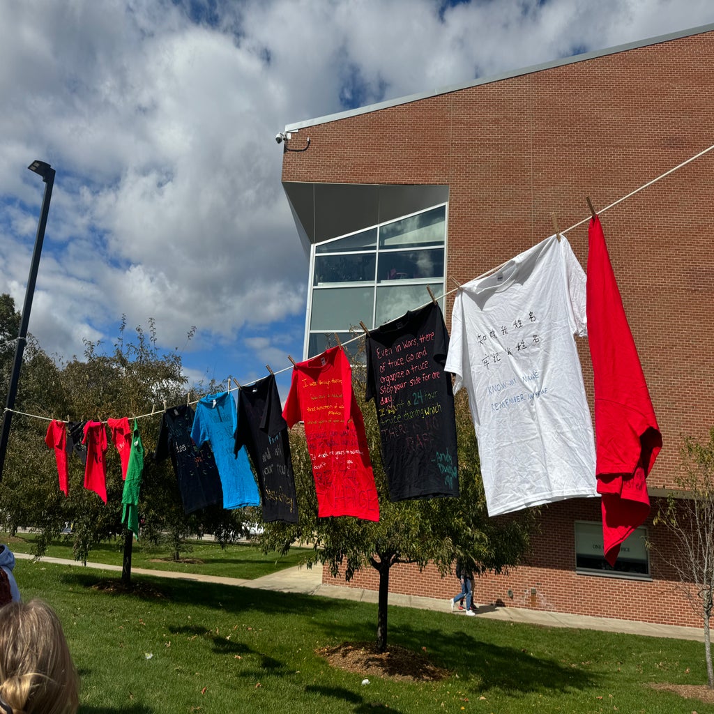 Domestic Violence Awareness Month At UConn: The Clothesline Project