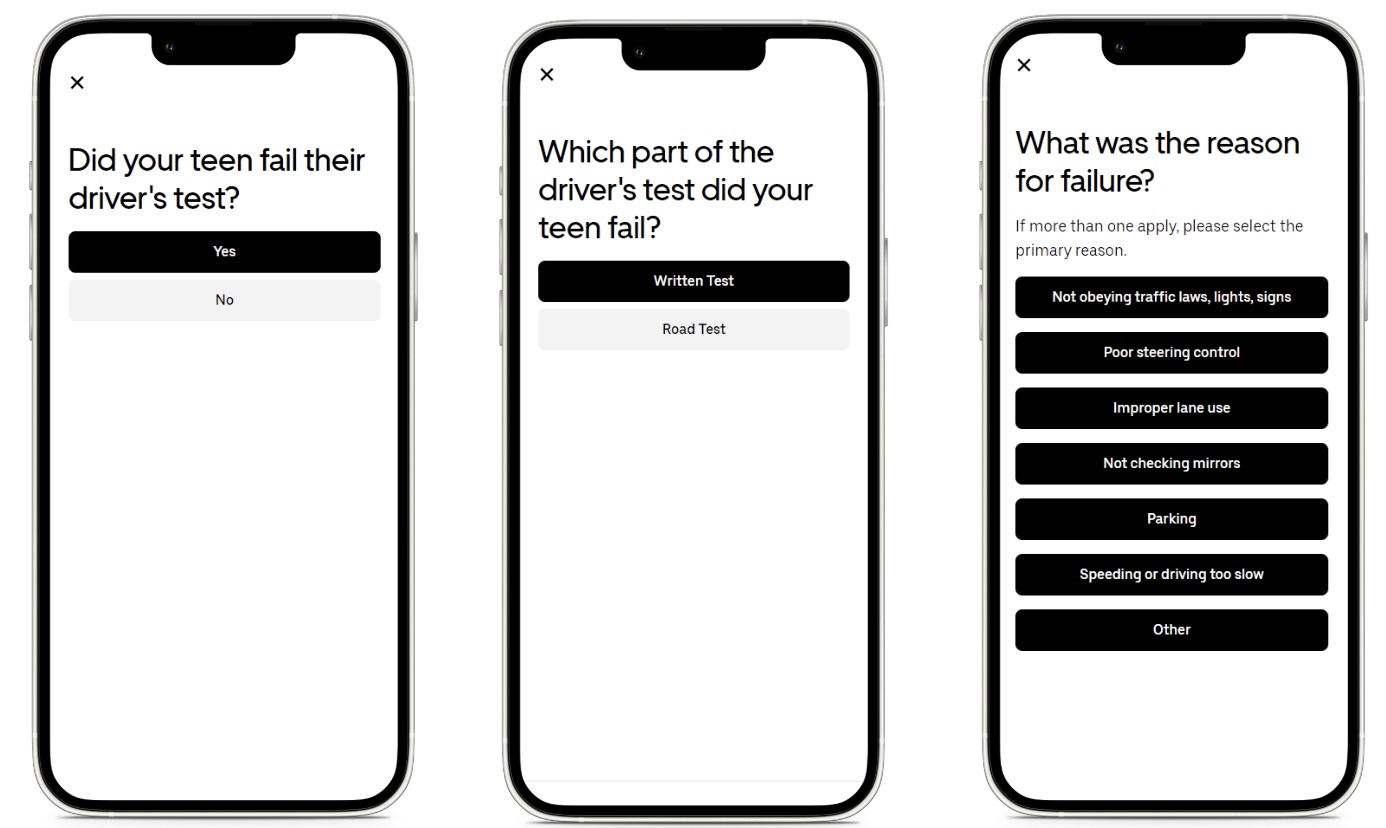 Teens Can Get Free Uber Rides For Failing Their Driver's Tests