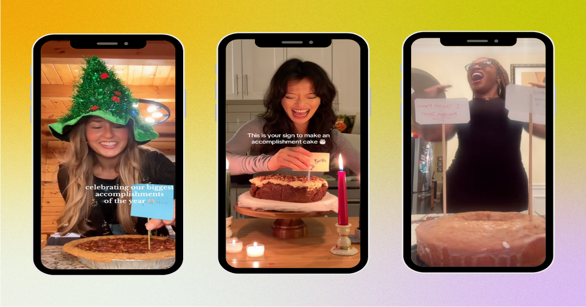 How To Do TikTok's Accomplishment Cake Trend For The Holidays