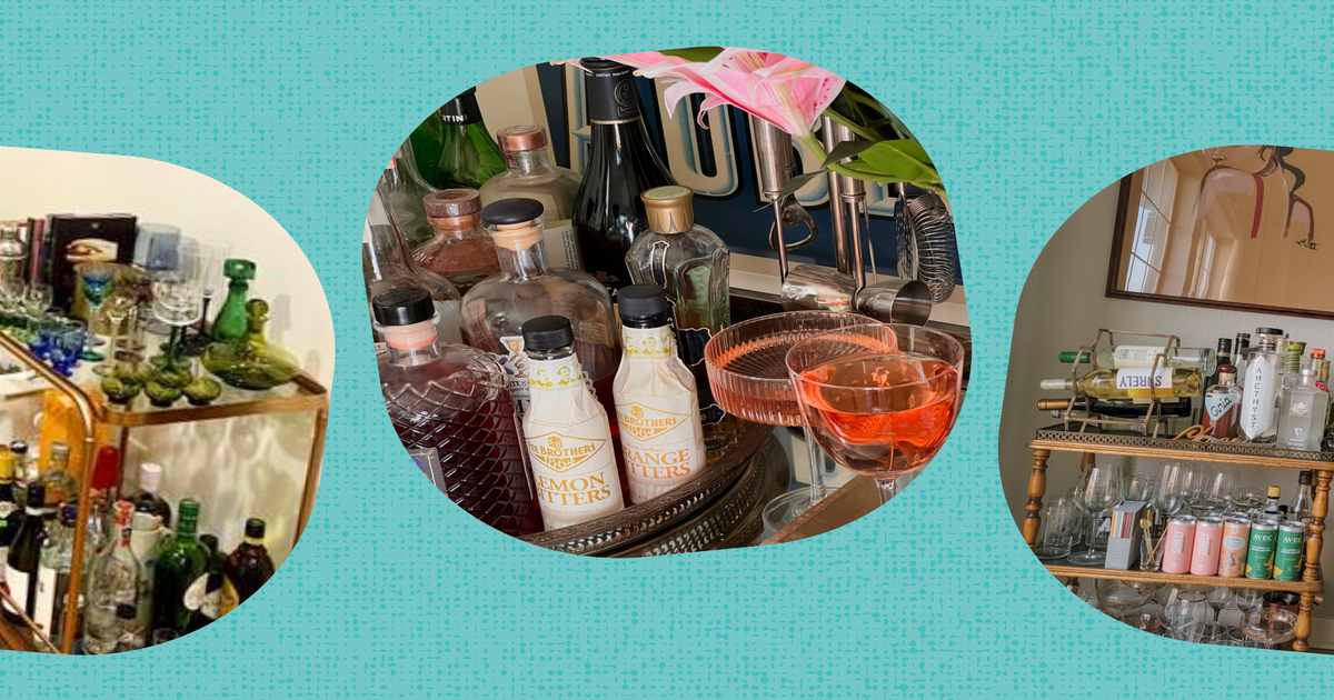 How To Make A Sober Bar Cart For Non-Alcoholic Mocktails