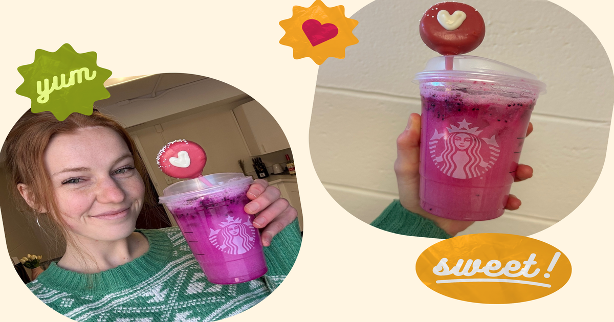 I Tried The Viral Starbucks Valentine’s Drink So You Don’t Have To