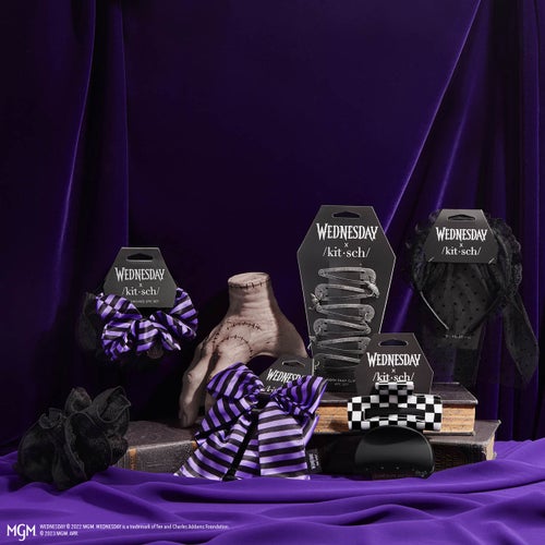 Kitsch's Wednesday Addams Hair Collab Is Spooky Szn Approved