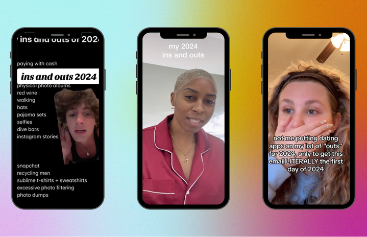 The Ins & Outs TikTok Trend Calls Out What Stays & Goes In 2024