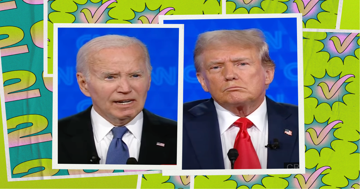 Fact-Checking 13 False Claims From The First 2024 Presidential Debate