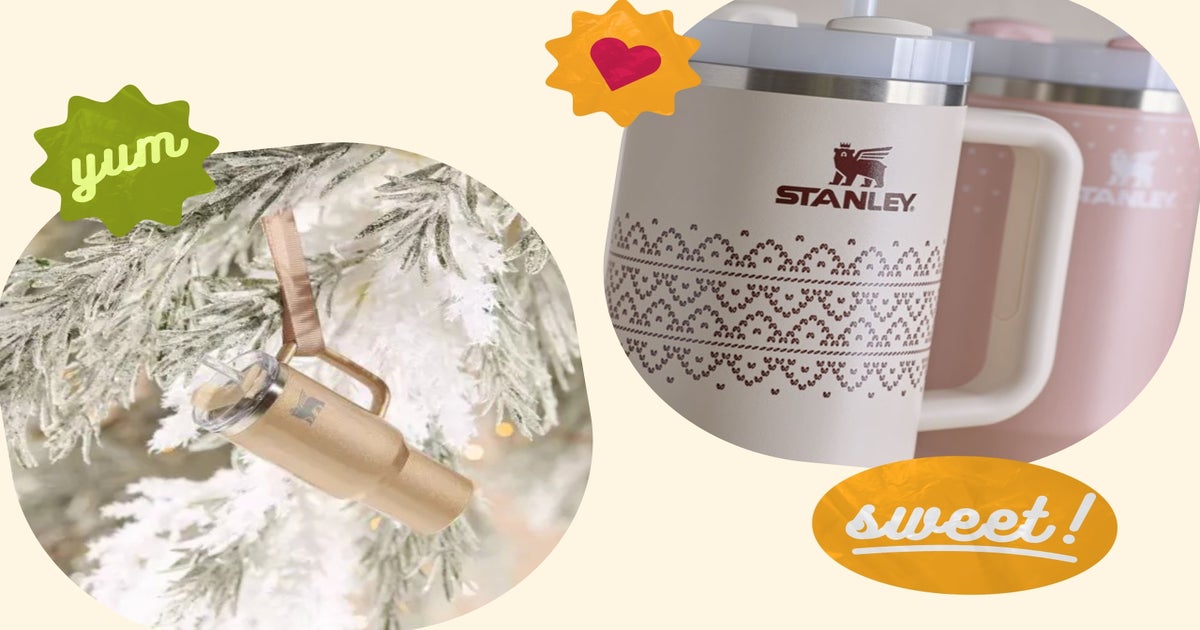 The Holiday Stanley Collection Includes A Mini Tumbler Ornament