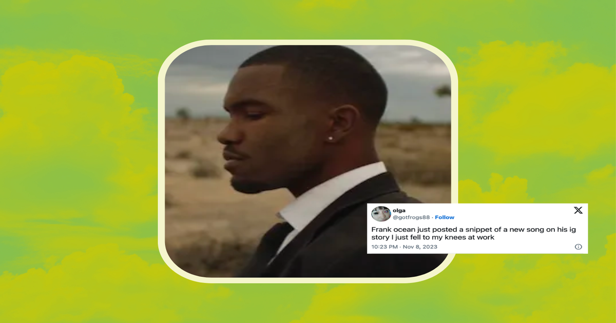 Frank Ocean's Instagram Story Has Fans Hopeful For New Music
