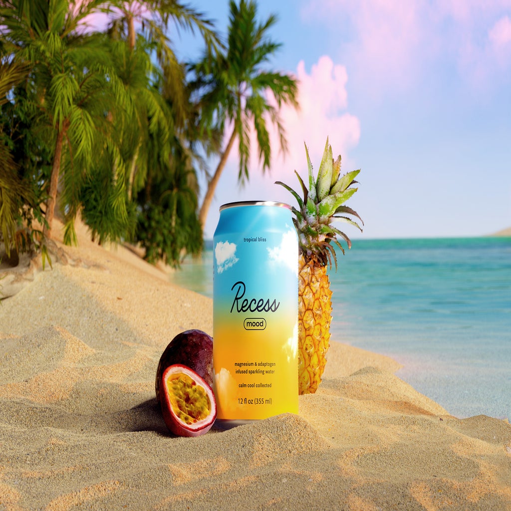 The Recess Tropical Bliss Mood Canned Beverage Can Help You Reset & Relax