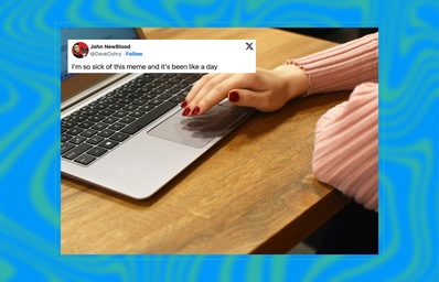 What Is The "Look Between On Your Keyboard" Trend? The Meme Is All Over X