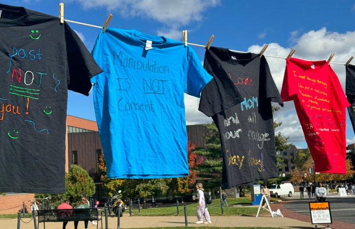 Domestic Violence Awareness Month At UConn: The Clothesline Project