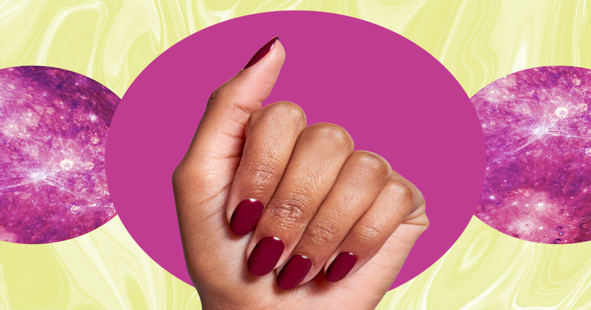 The Cherry Mocha Nail Trend Is All Over TikTok & Here's How You Can Get ...