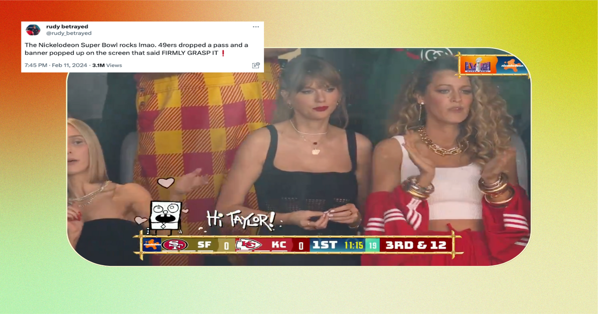 Nickelodeon's Super Bowl Coverage 2024 Was Unhinged