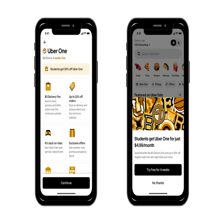 The New Uber One For Students Program Offers So Many Deals